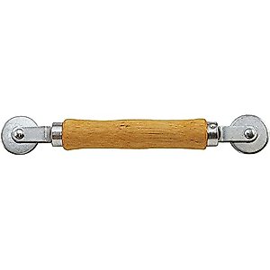 Prime-Line P 7505 Screen Rolling Tool – A Must Have Tool for Installing Window and Door Screens – Spline Roller with Wood Handle and Steel Wheels – Durable and Easy to Use