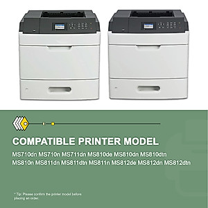 52D1H00 Extra High Yield Black Toner Cartridge - UOTY Compatible 1 Pack 52D1H00 Toner Replacement for Lexmark MS810dtn MS810n MS811dn MS811dtn MS811n MS812de MS812dn MS812dtn Printer