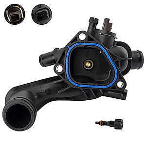 BOXI Thermostat With Housing Gasket Sensor Fit for Mini Cooper R55 R56 R57 2007-2013 / for Mini Cooper Countryman 2011-2013/11537534521 11537647751