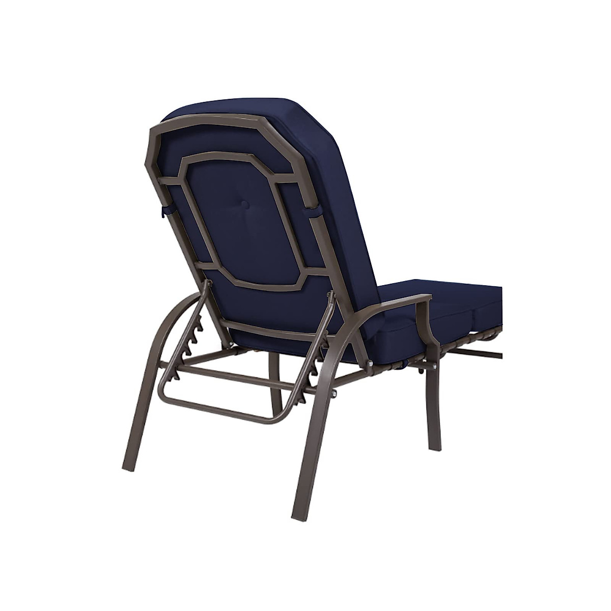 Kozyard Maya Chaise Lounge - Outdoor Patio Recliner Chair, Comfortable Patio Lounge Chair, Elegant Chaise Lounge Chair for Relaxation, Perfect Outdoor Recliner Chair (Navy Blue)
