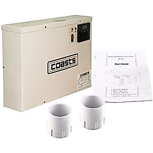 AYCHLG 65000Btu/Hr Up to 10000 Gallons Mini Swimming Pool Heater Thermostat for Swimming Pools, SPA Pools,Bathtubs,In-Ground Pools and Spas Above Ground Inground Pool,Connected to GFCI