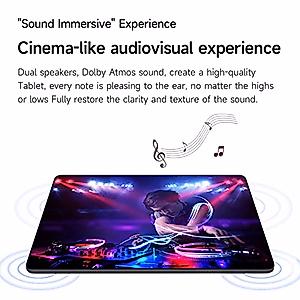 Naroote 10.1 Inch Tablet, Home Octa Core Processor Tablet PC 6G RAM 128G ROM 100-240V (US Plug)