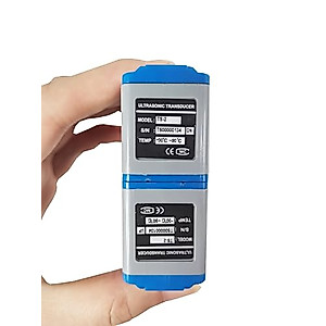 CNYST Ultrasonic Flow Meter Transducer TS-2 Small Sensor for Flowmeter Apply for TUF-2000H/ TUF-2000P/ TUC-2000E for Pipe Diameter DN25~100mm Small Transducer Temperature -30~90°C