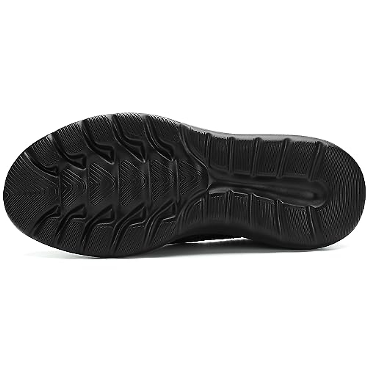 JINDELI Walking Shoes for Women Slip on Sneakers mesh Breathable Comfort Casual Walk Shoe Black Size 9.5