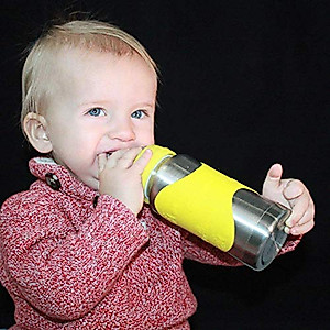 Pacific Baby Hot-Tot Insulated Stainless Steel Infant Baby Eco Feeding Bottle Anti-Colic Nipple 7 Ounce