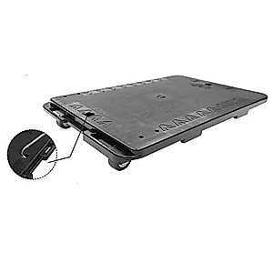 RA-680 Multi-Purpose Plastic Interlocking Moving Dolly Utility Cart, 440 LBS/Dolly Weight Capacity, Made in Taiwan (6)