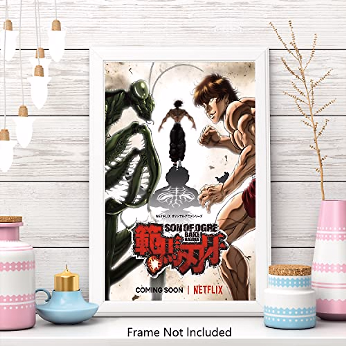 XIHOO Baki Hanma Poster for Home Decor Wall Art 11x17inch (28x43cm) Frameless Gift