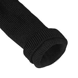 Andux 4 Pack Long Neck Golf Hybrid Club Head Covers Dial No. Tag CTMT-01 Black/Black