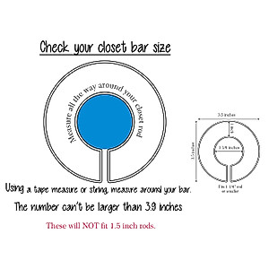 Mumsy Goose Nursery Closet Dividers, Closet Organizers, Baby Girl Clothes Dividers Pink Gold