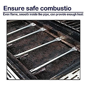 YOUFIRE Gas Burners Tube Stainless Steel BBQ Grill Replacement Parts for Kenmore Series Models and Master Forge 3218LT, 3218LTN, L3218, SH3118B 5 Pack Pipe