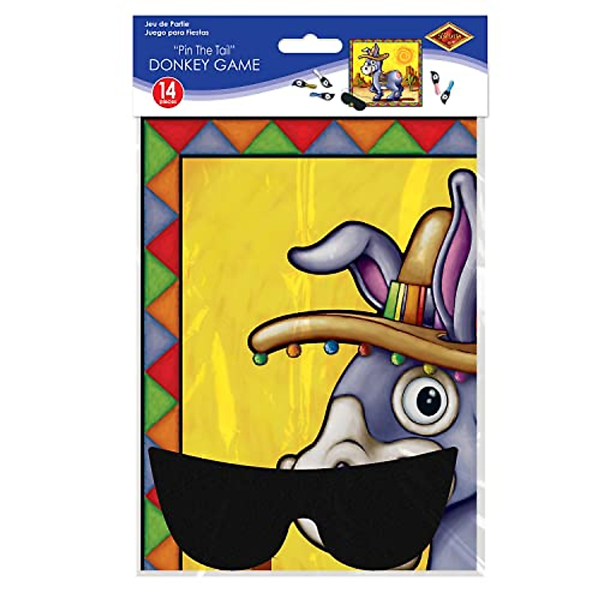 Donkey Game (mask & 12 tails included) Party Accessory (1 count) (1/Pkg)