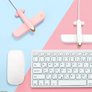 Lysee Cable Winder - 3 colors Airplane shape waterproof 4-port USB 2.0 HUB Splitter 4 in 1 Converter HUB USB Splitter - (Color: pink)