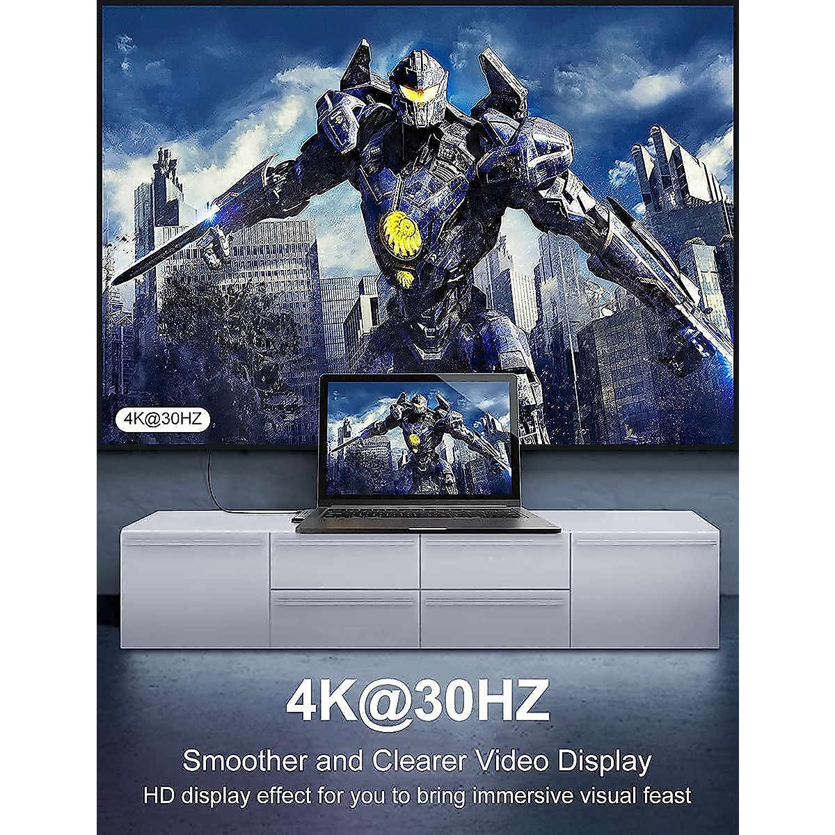 GLLITRA 7 in 2 + 3 in 2 USB C Dongle Multiport Adapter