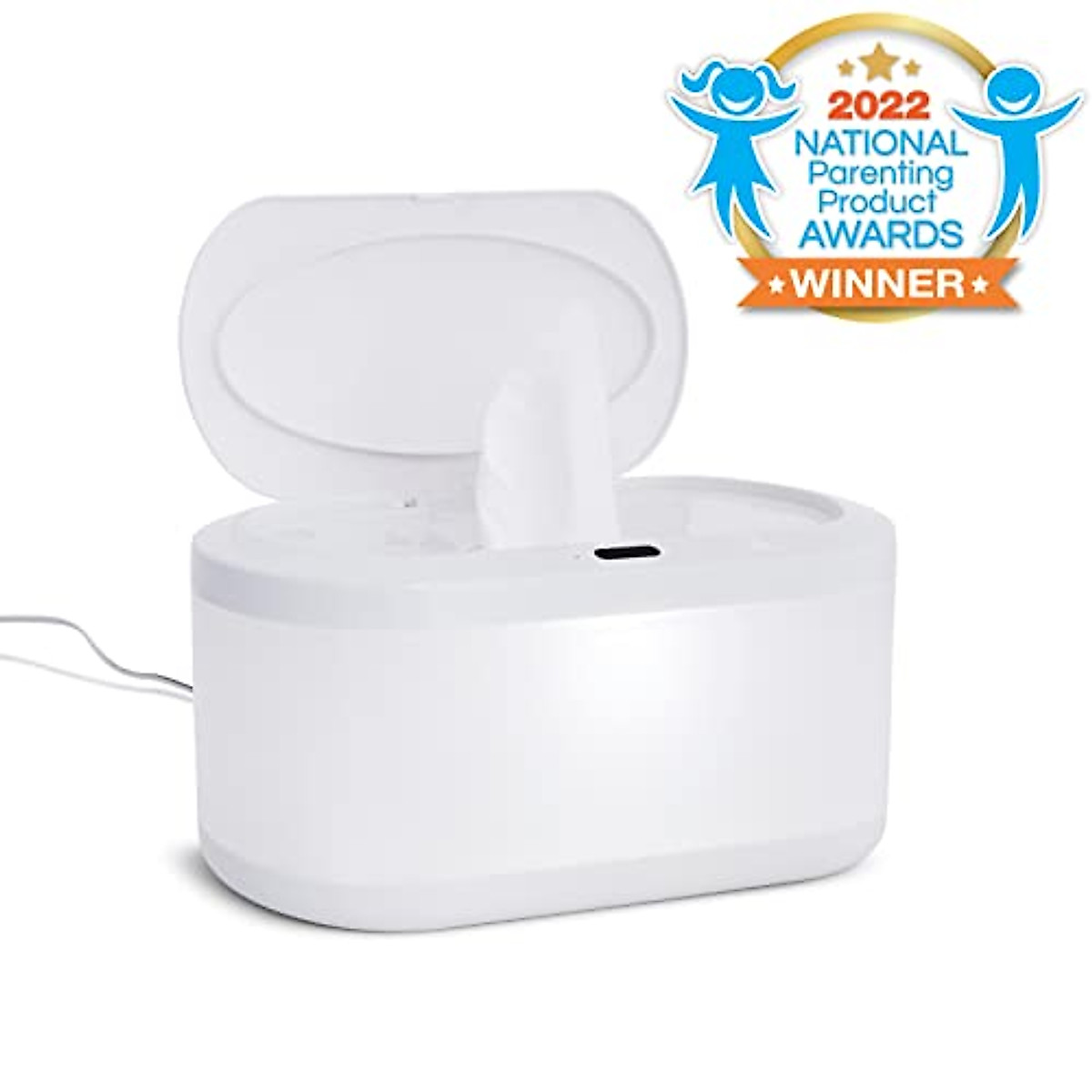 Munchkin® Touch Free Baby Wipe Warmer with Nightlight & Motion Sensor