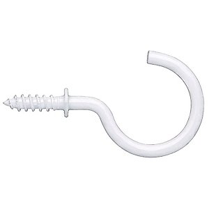 ARROW 160381 1-1/4" Cup Hooks (Pack of 18),White