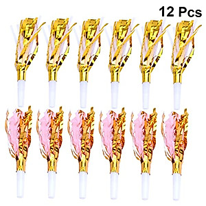 LABRIMP 12pcs Stocking Stuffers for Adults Funny Soccer Kids Gifts Kids Football Gifts New Years Eve Party Horns Noise Makers Birthday Party Favors Party Bag Party Supplies Toy Party Toys