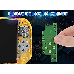 Left L Side Motherboard, for Switch Lite Left Handle, PCB Material L Side Board, Replacement Professional Game Console Key Board Part [video game]