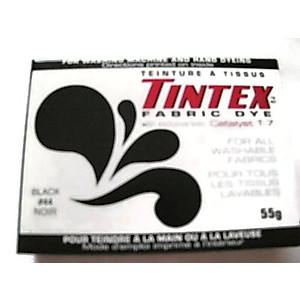 Lot of 1 Tintex Brand Black Fabric Dye 44