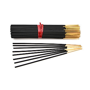 Japanese Cherry Blossom Exotic Incense Sticks 7 Inch - Bulk 1 Bundle 85 to 100 Sticks - Natural 7" Long Lasting Aroma That Burns for 30 to 45 Minutes.