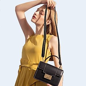 SeptCity Purse Strap Replacement, Genuine Leather Adjustable Crossbody Shoulder Straps For bags1.8 CM Width