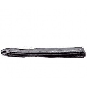 Big Skinny Men's RFID Blocking Curve Bi-Fold Slim Wallet, Holds Up to 20 Cards, Black