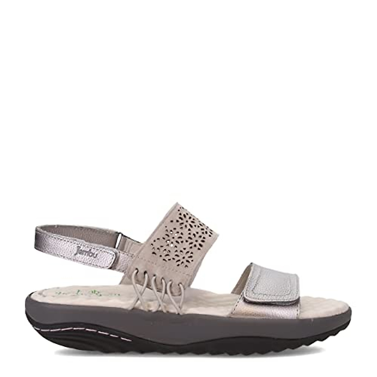 Jambu Alba Women's Sandal 9 B(M) US Gunmetal-Grey