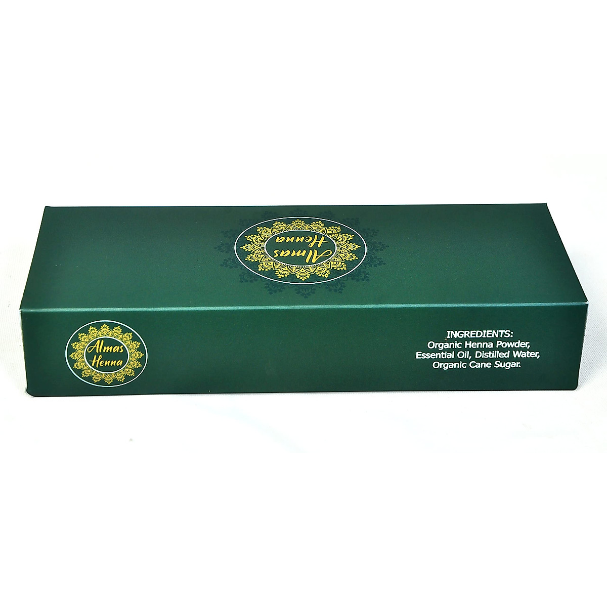 ALMAS Henna Cones / tubes 100% natural, ready to use paste hair color hair dye-reddish brown color for women, 3 PACK, 30g Each