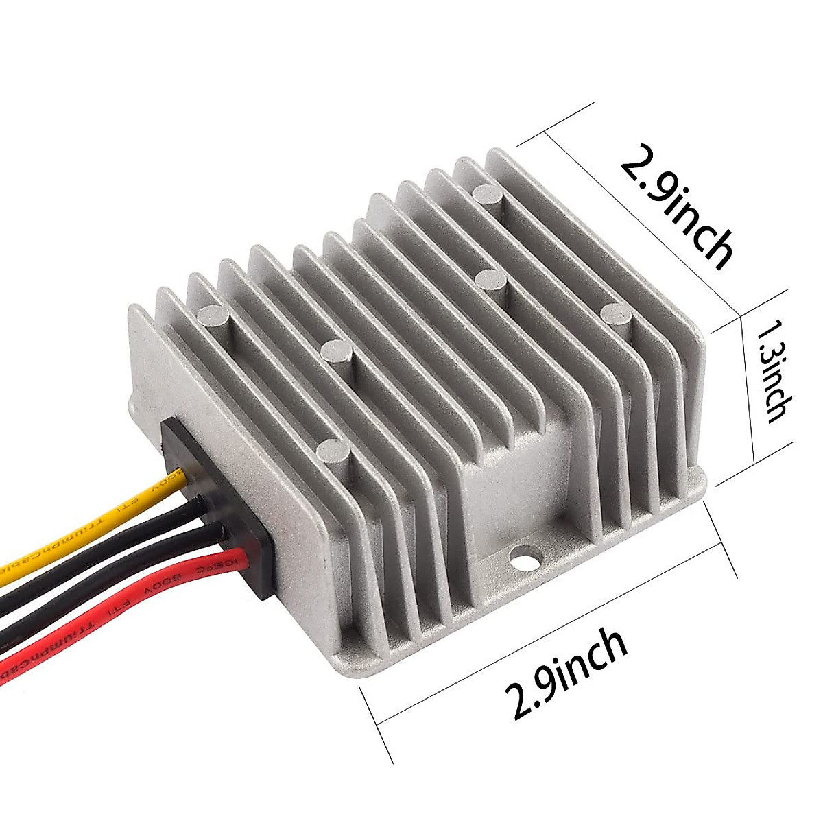 uxcell Power Voltage Converter DC12V Up to DC19V 8A 152W Waterproof Voltage Convert Transformer
