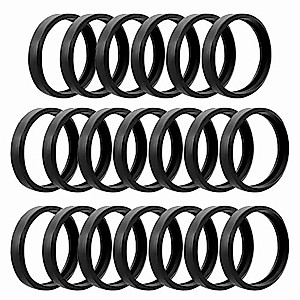 20PCS Fuel Gas Can Spout Gasket Seals Replacement Rubber Gaskets Washer Seal O Ring Replacement Gas Gaskets Can Be Used for Most of The Gas Can Spout