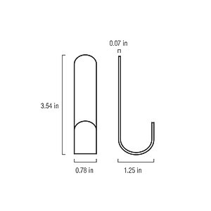 Set of 2 Large Brass Self-Adhesive Wall Hooks - Luxury Decorative - Elegant Gold Finish - High-End Modern Design - No Drill Easy Installation - Ideal for Entryway, Bathroom, Kitchen, or Bedroom