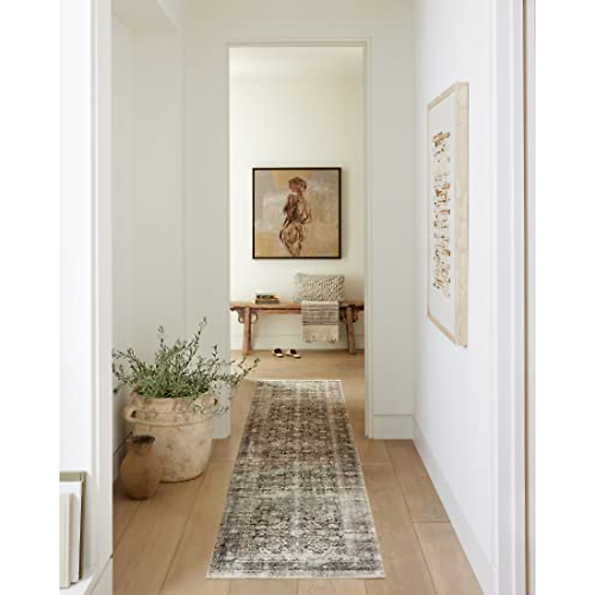 Loloi Amber Lewis x Morgan Collection MOG-02 Navy/Sand, Traditional 2' x 3'-6" Rectangle Accent Rug feat. CloudPile™