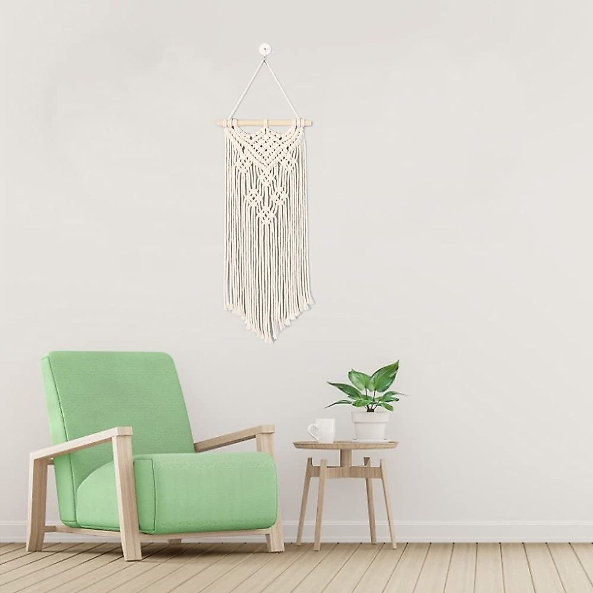 Lizipai Macrame Wall Hanging Boho Tapestry, Wall Hanging Decor,Woven Wall Art Home Wall Decor Used To Decorate Rooms,living Rooms,gardens, Shops,cafes and Studios.