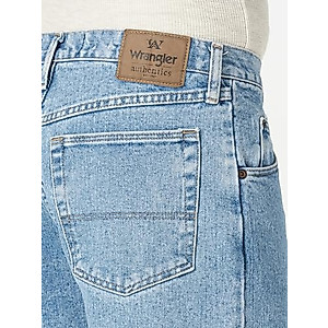 Wrangler Authentics Men's Classic 5-Pocket Relaxed Fit Cotton Jean, Stone Bleach, 30W x 30L