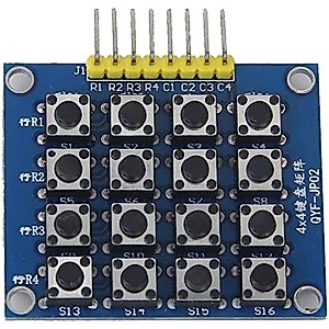 ZYM119 1pcs 4x4 Matrix Keyboard Module Board with 16 Keys MCU for Computer Circuit Board