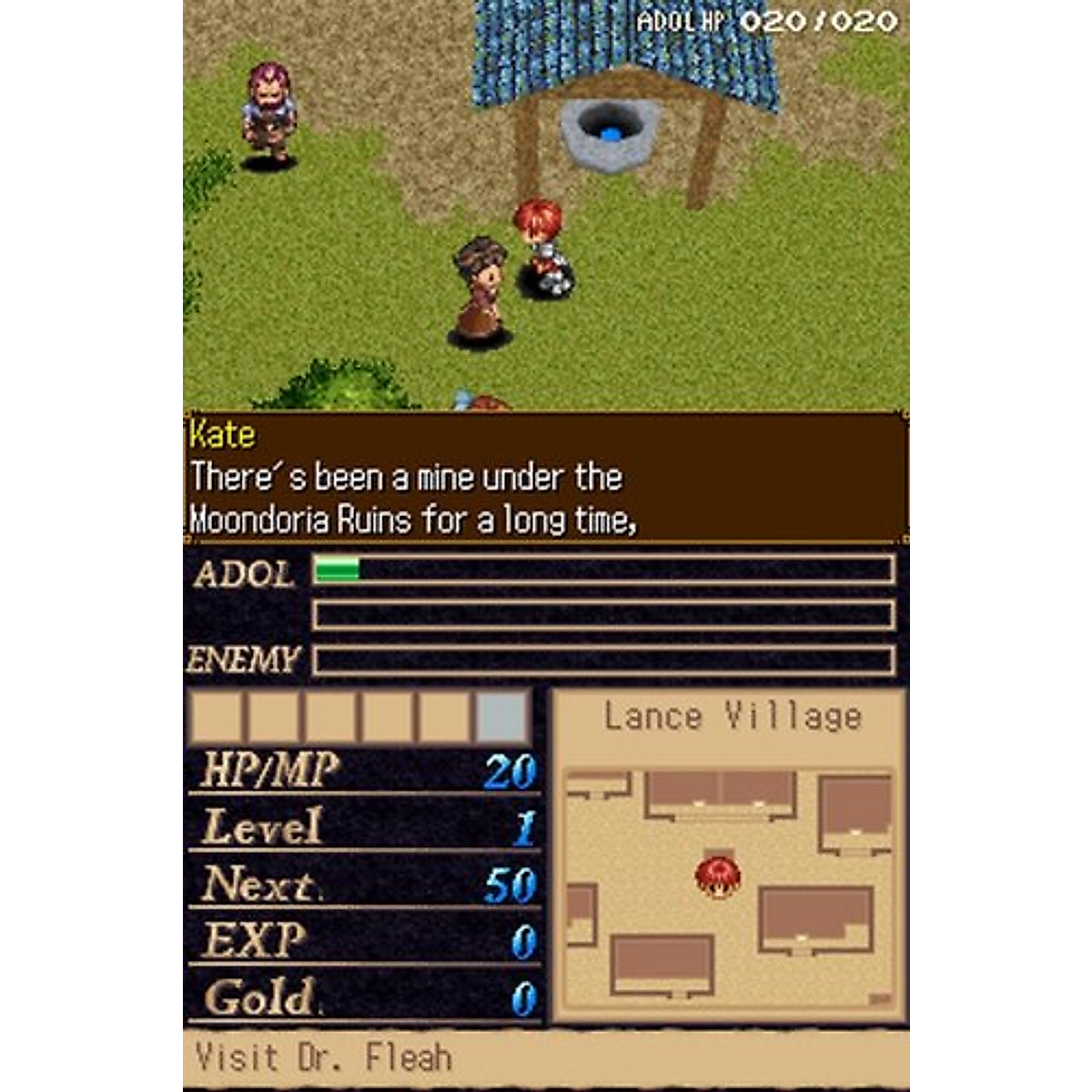 Legacy of Ys: Books I & II - Nintendo DS