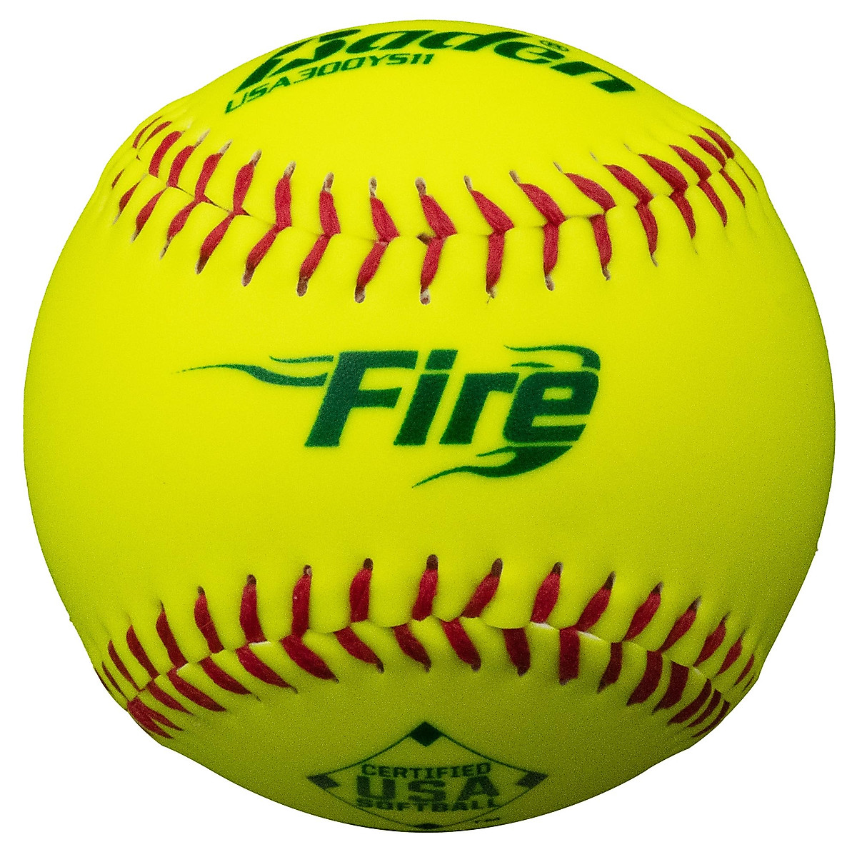 Baden USA (ASA) Fire Synthetic Cover Slowpitch Softball 11" (One Dozen)