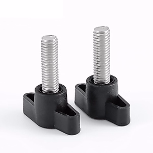 Yudesun Hardware Thumb Screws - M5 M6 M8 Stainless Steel Z-Shaped Handle Screw Wing Nut Knob Bolt Adjustable Clamping Handle Wingnut Knurled Thumbscrew Grip Handgrips