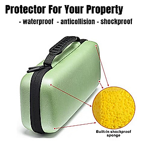 Large Hard Stethoscope Case for Nurse, Nursing School Student Essentials Bags, Carrying Stethoscope Holder for Littmann Classic MDF, Medical Supplies Accessories Organize Nursing Gifts（Green）