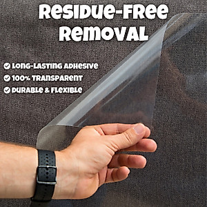 FixZilla Anti Cat Scratch Furniture Protector, 10-Pack Couch Protector from Cat Claws – Heavy-Duty, Easy-to-Apply Scratching Deterrent and Shield for Sofa Corners, Walls, Doors- with 50 Twist Pins