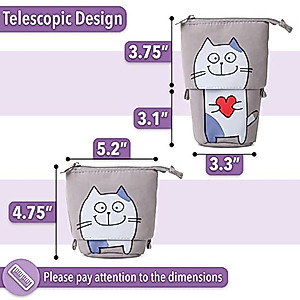 Mr. Pen- Standing Pencil Case, Cute Boba Pencil Case, Stationery Pen Case, Telescopic Pencil Case, Stand Up Pencil Case, Kawaii Pencil Case, Pencil Case, Pop up Pencil Case, Cute Pencil Pouch