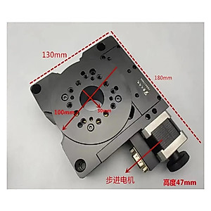 KACOME Motorised Rotary Table Hollow R-axis 360° indexing Table Table 100mm Tested