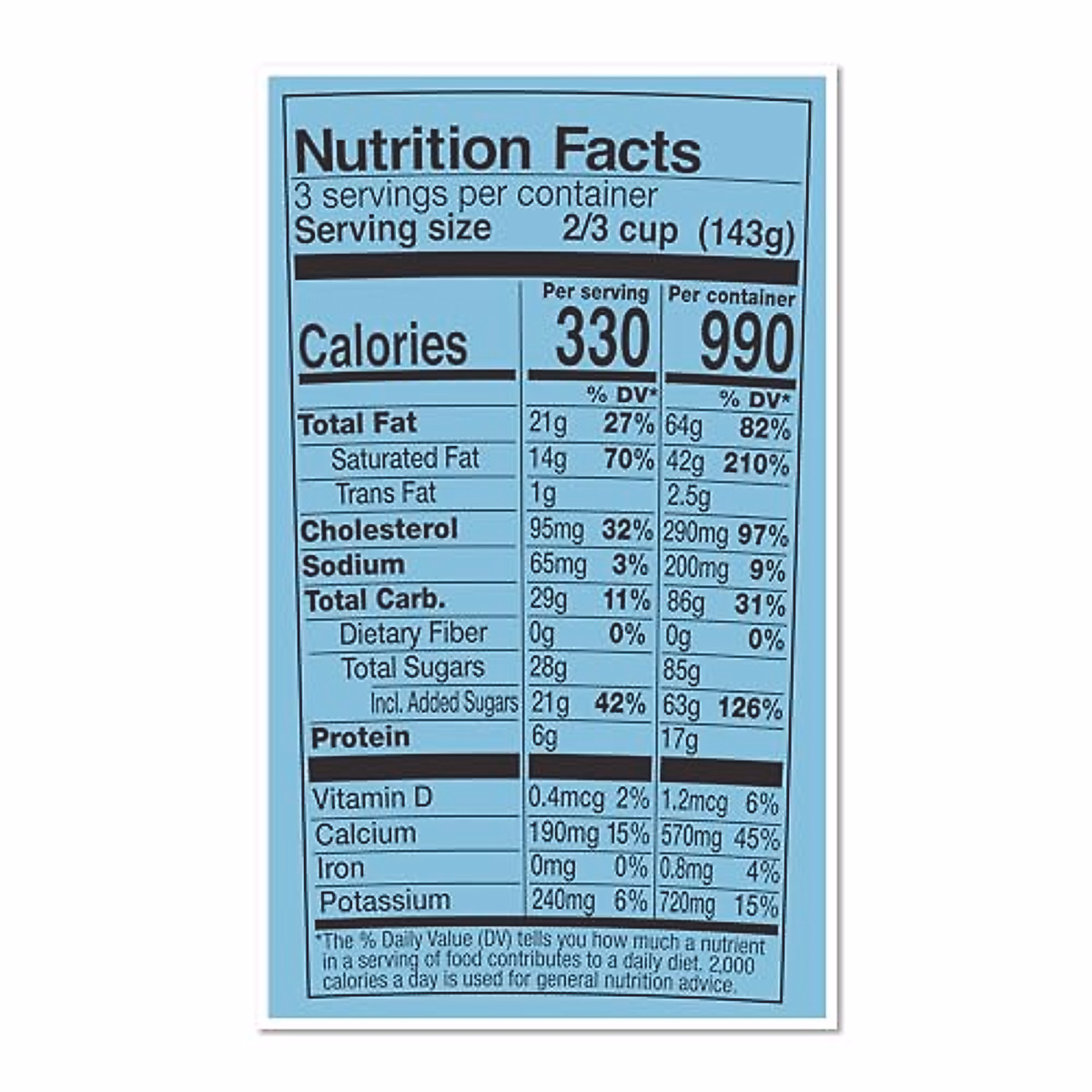 Ben & Jerry's Vanilla Ice Cream Pint Non-GMO 16 oz