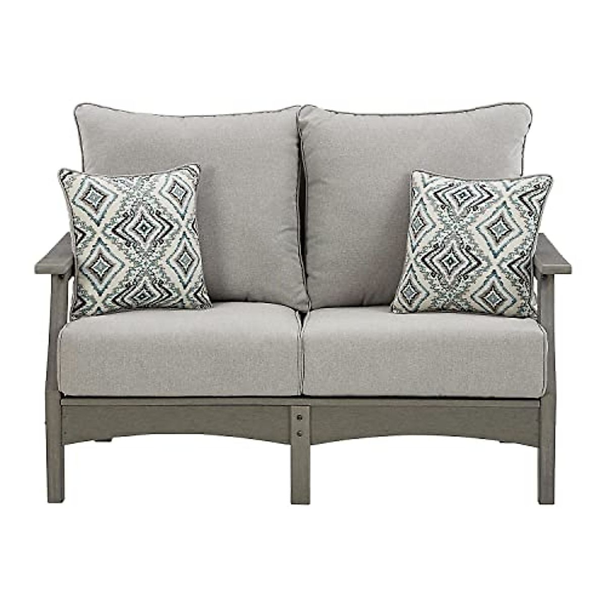Signature Design by Ashley Visola Loveseat, Gray