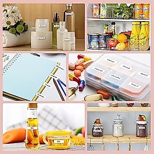 MFoffice D11/D110/D101 Label Maker Tape, White Thermal Sticker Label 0.47"×1.57" (12x40mm), Waterproof Self-Adhesive Multipurpose Labeling Tape Replacement 160 Sheets/Roll