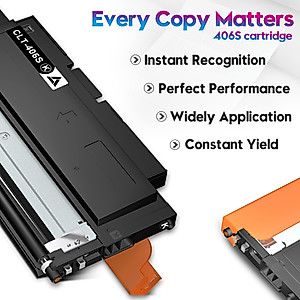 ONLYU Compatible Toner-Cartridge Replacement for Samsung CLT-406S CLT-K406S CLT-C406S CLT-M406S CLT-Y406S for Samsung Xpress C460FW C460W C410W (1Black,1Cyan,1Magenta,1Yellow)