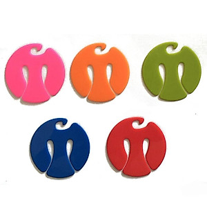 12PCS Sock Holder Rings,Multipurpose Small Clothespins Sock Clips Sock Holder Rings Sock Organizers