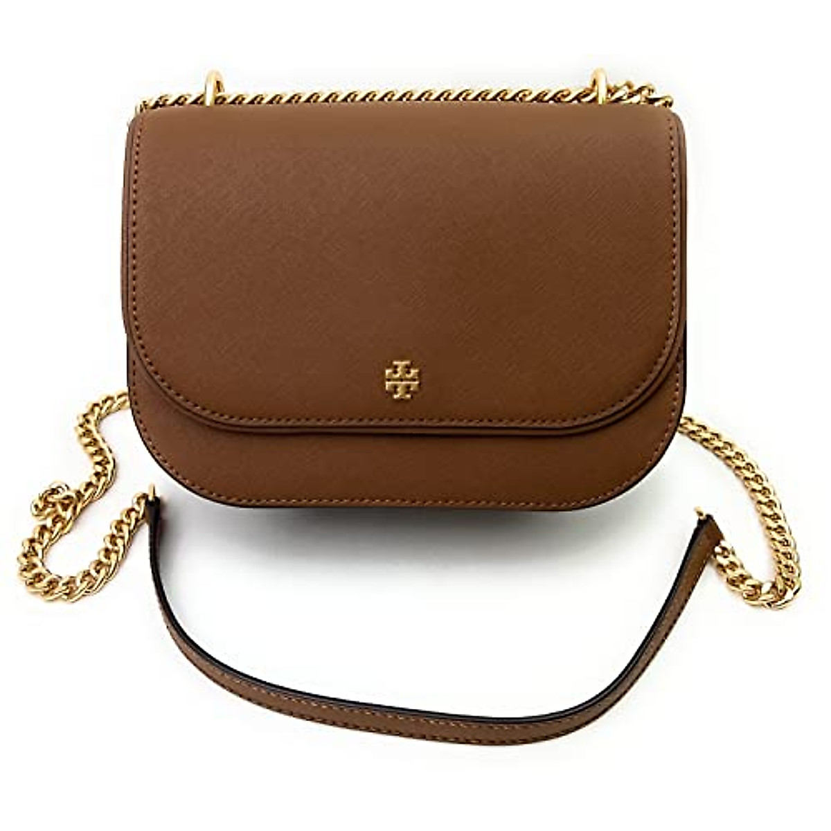 Tory Burch Emerson Flap Adjustable Shoulder Bag (Moose)