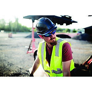 Pyramex Ridgeline Cap Style Hard Hat, 4-Point Ratchet Suspension, Hi-Vis Pink