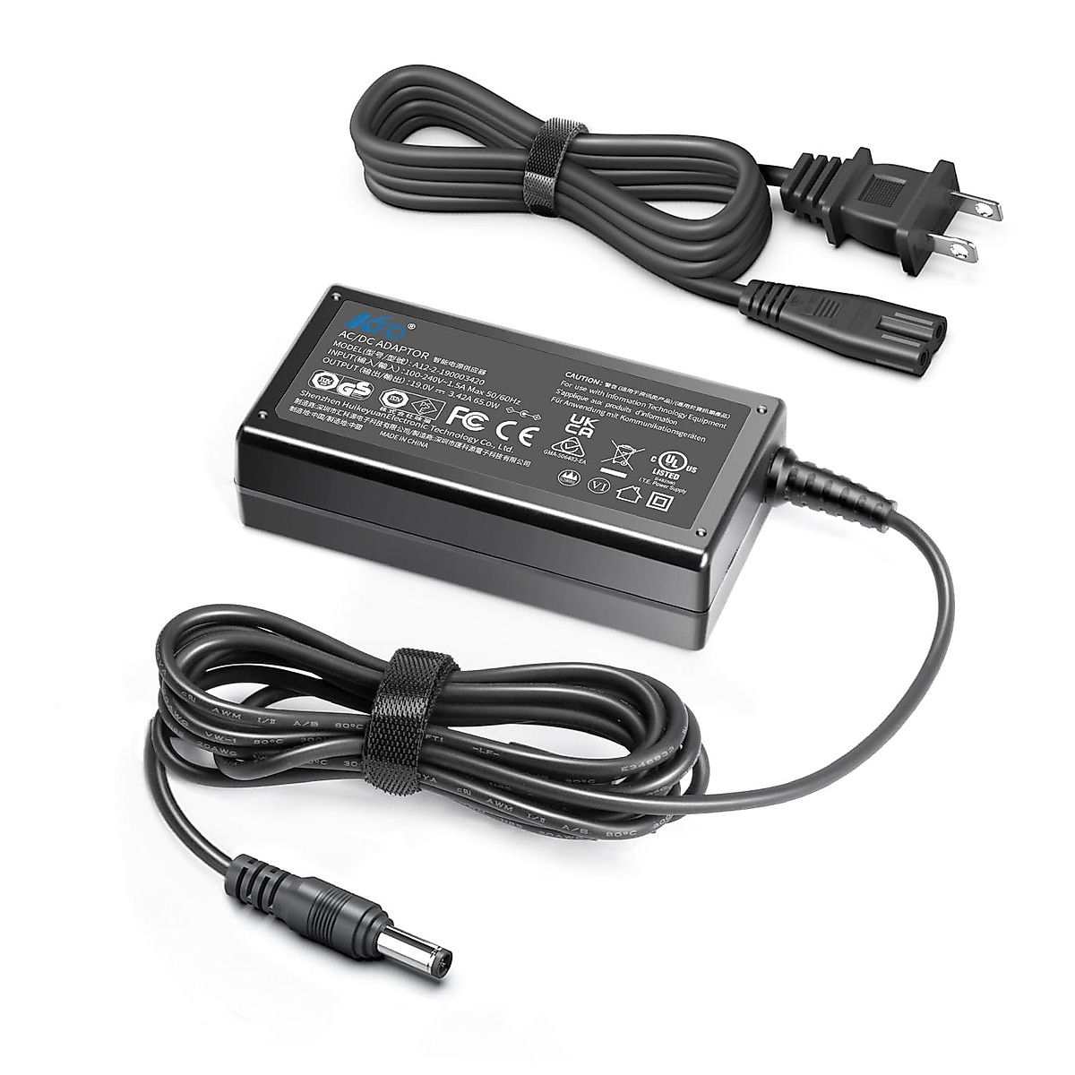 KFD AC Adapter Charger for Harman Kardon Onyx Studio 8 7 6 5 4 3 2 1 Speaker,Akai Force,MPC X,MPC One,MPC Live II 2 Power Cord,Tobii Dynavox I-13 I13,19V Intel NUC Beelink MINI PC Power Supply Cable