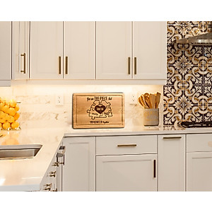 Mothers Day Gifts for Mom, Personalized Mom Puzzle Cutting Board with Custom Kids Names, Personalized Gifts for Mothers, Mom Cutting Board for Birthday, Christmas, Grandma Gifts from Grandkids